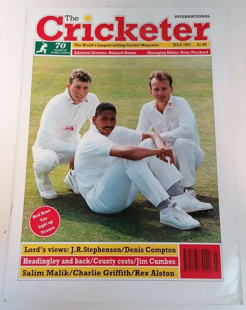 MAGAZINE - VINTAGE Sports The Cricketer International Cricket Magazine ...