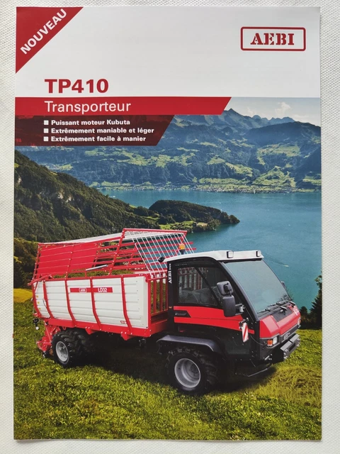 TRACTEUR TRANSPORTEUR AEBI TP 410 Prospectus Brochure EUR 5,00 ...