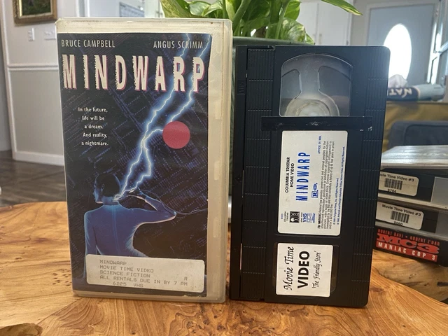 MINDWARP VHS TAPE, Bruce Campbell Sci-fi Post Apocalyptic Horror Cult ...