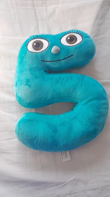 NUMBERJACKS CBEEBIES PLUSH 5 Number Soft Toy five 11" GOSH! 2008 pillow ...