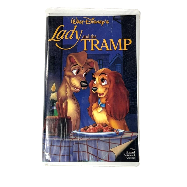 LADY AND THE Tramp 1987 VHS Disney Classic Black Diamond 1st Release £6 ...