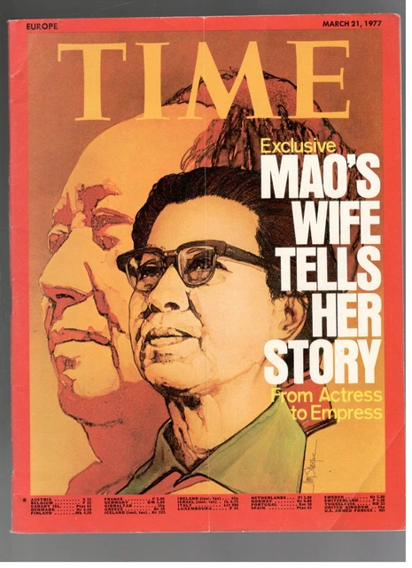 MAO WIFE TELLS Her Story From Actrice To Empress Time Magazine 1977 ...