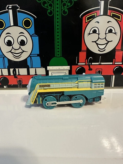 THOMAS TRACKMASTER TRAIN Motorized Connor & Passenger Coach Train Cars ...