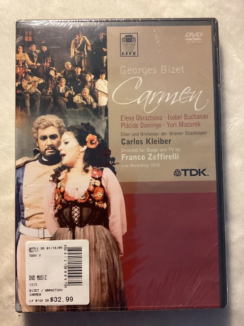 GEORGES BIZET: CARMEN DVD classic opera 1978 Vienna music Franco ...