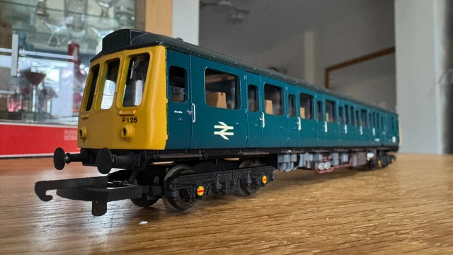 LIMA OO GAUGE BR Class 121 Diesel Railcar DMU Bubblecar BR Blue W55026 ...