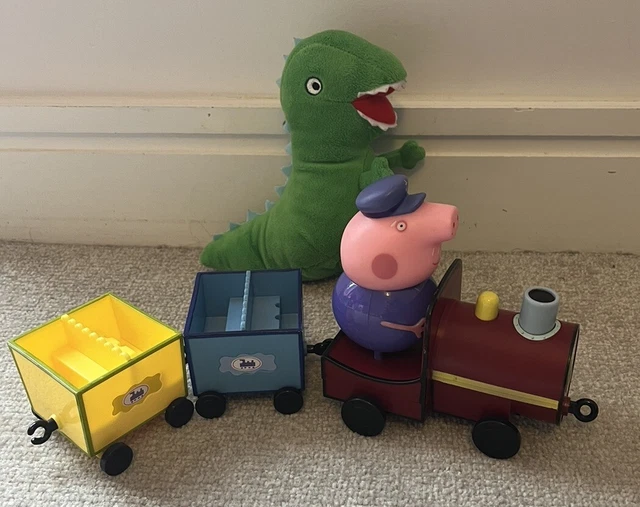 PEPPA PIG GRANDPA Pig Train and Mr Dinosaur Ty £3.80 - PicClick UK
