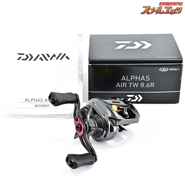 MOULINET BAITCAST DAIWA 20 Alphas Air TW 8.6R « Near Mint » d'occasion du... EUR 220,96 ...
