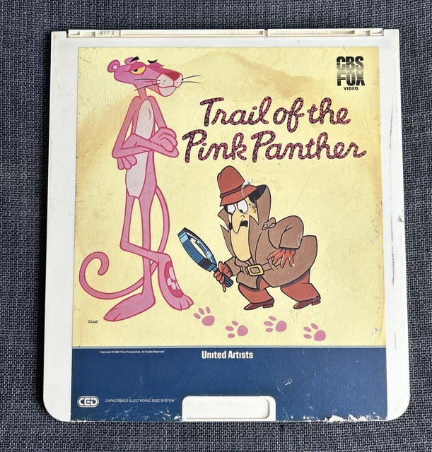 TRAIL OF THE Pink Panther 1982 CED Capacitance Electronic Video Disk ...
