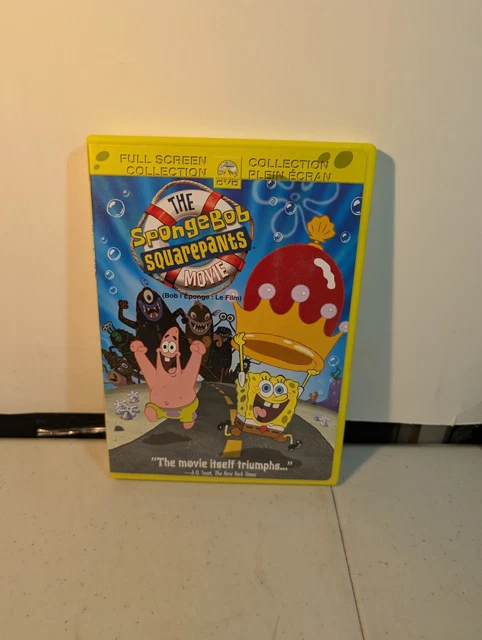 SPONGEBOB SQUAREPANTS THE Movie Dvd Original Yellow Case $6.80 ...