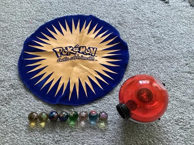 ORIGINAL POKEMON POKEBALL Shooter with 8 Marbles, all different. £60.00 ...