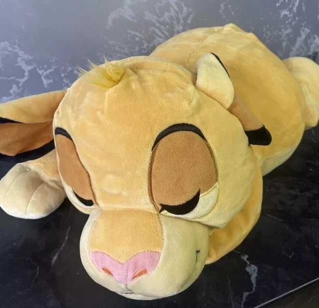 DISNEY STORE CUDDLEEZ Large Lion King Simba Soft Toy Plush 23” Huge ...