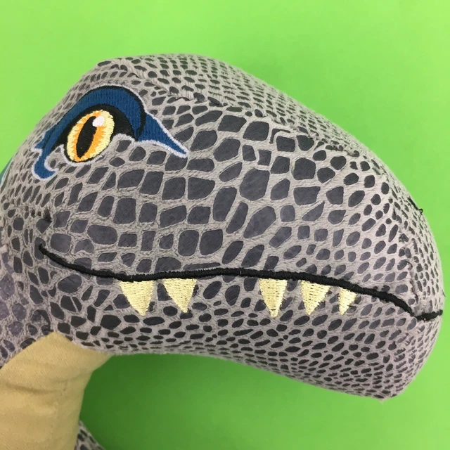 JURASSIC WORLD BUILD A Bear Blue Raptor Plush Velociraptor BAB Dinosaur ...