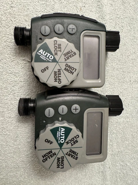 2-PK ORBIT 1-OUTLET Hose Faucet Timer 62061N Programmable Watering ...