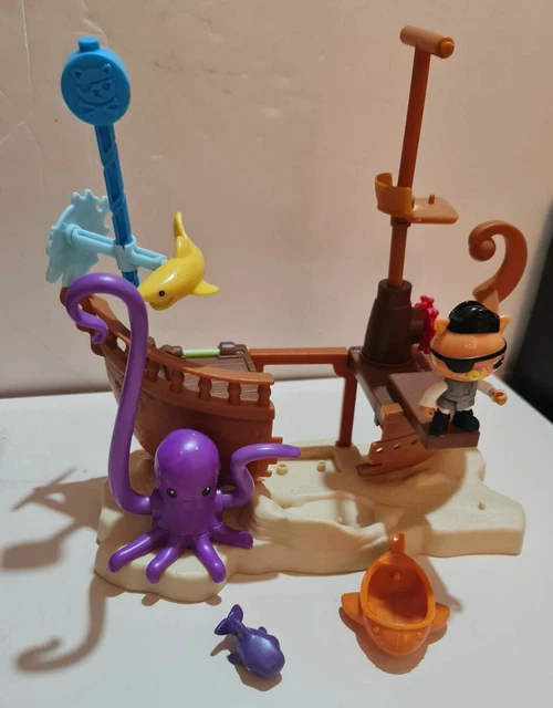 OCTONAUTS KWAZIIS SHIPWRECK Deluxe Playset Pirate Ship Sea Creatures ...
