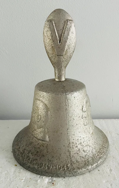 WWII VICTORY BELL Made from Shot Down German Luftwaffe Aircraft £42.29 ...
