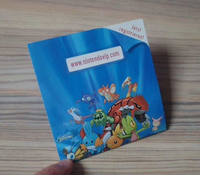 NINTENDO GAMEBOY ADVANCE VIP CLUB mappa di Pokémon Zaffiro Edition ...