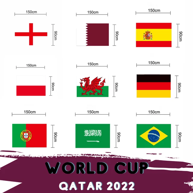 LARGE 5X3FT SHOULDER Country Flags National World Cup Rugby 2022 ...