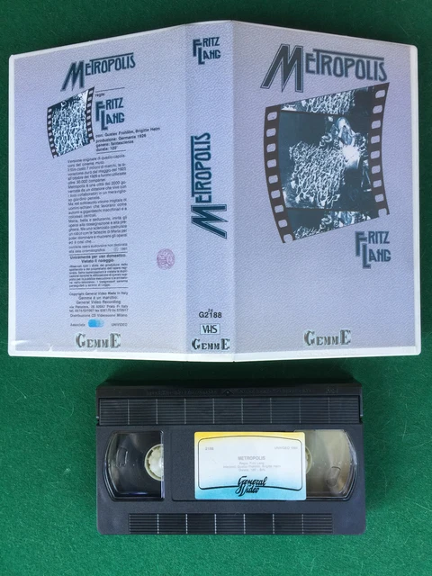 VHS (ITA) FANTASCIENZA METROPOLIS , Gemme (1926) G2188 Fritz Lang G.Frohlilm EUR 9,99 - PicClick IT