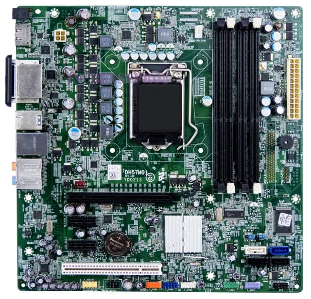 DELL DH57M01 MOTHERBOARD Socket LGA 1156 Intel H57 DDR3 DIMM Micro ATX ...