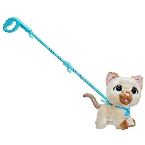 HASBRO FURREAL WALKING Kitten Light Brown an interactive pet that ...