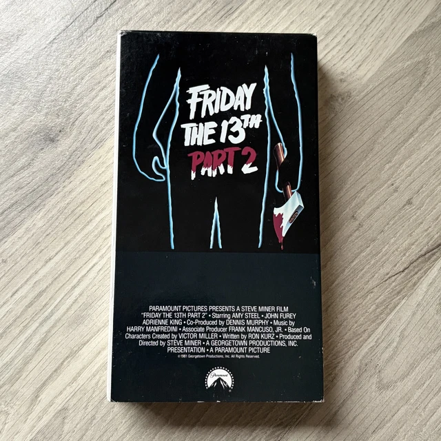 FRIDAY THE 13TH - Part 2 1981 (VHS, 1994) Recorded In SP Mode £42.00 ...