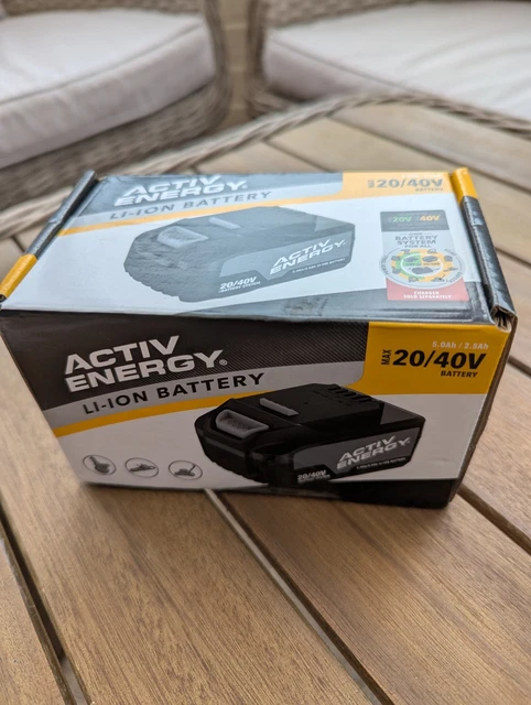 FERREX ACTIV Energy Li-Ion Battery 20V/40V - 5.0Ah - New 2025 - Ferrex ...