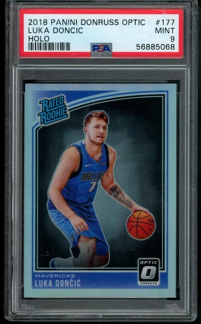 LUKA DONCIC 2018 Panini Optic HOLO #177 Rookie Card RC - PSA 9 Nuova di ...