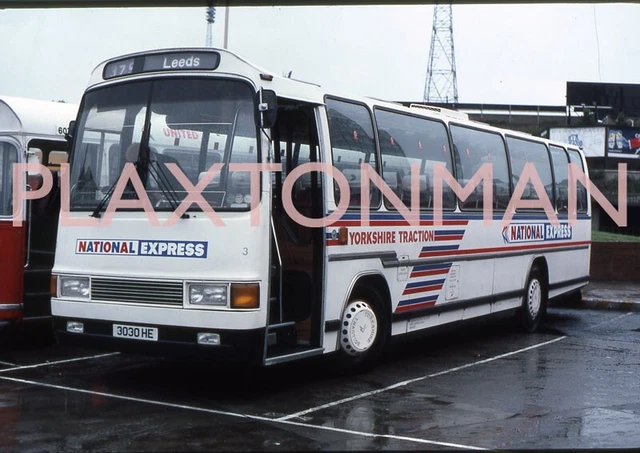 35MM SLIDE YORKSHIRE Traction 3030 HE Leyland / Plaxton (ex AWG 3T) £2. ...