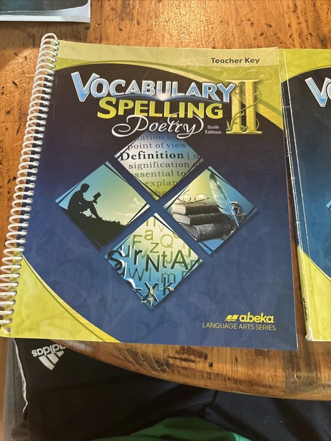 ABEKA VOCABULARY SPELLING Poetry II Teacher Key 6ème édition EUR 43,72 ...