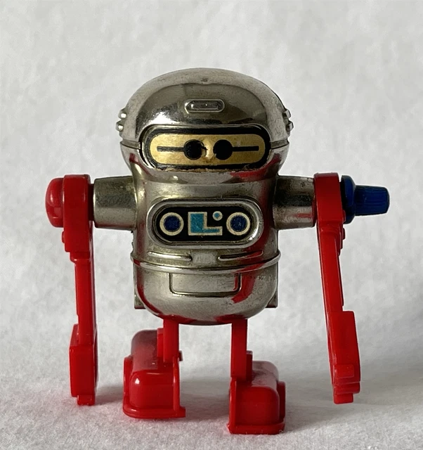NEEDS ATTENTION VINTAGE Plastic Wind Up TOMY Clockwork ACROBOT Robot ...