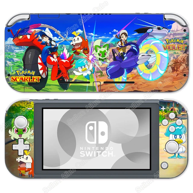 SWITCH LITE SKIN Pokemon Scarlet Violet #2 Vinyl Sticker Protective ...