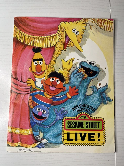 SESAME STREET LIVE Activity Book Program 1980 £6.75 - PicClick UK