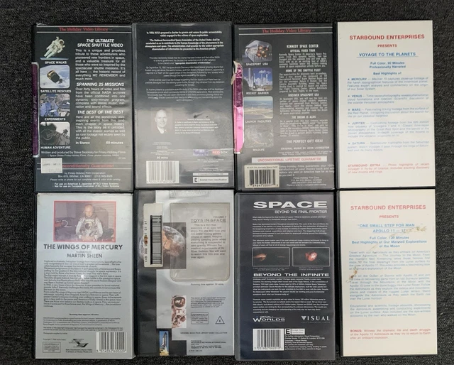NASA / SPACE Vhs Video Tapes Bundle X8 £21.49 - PicClick UK