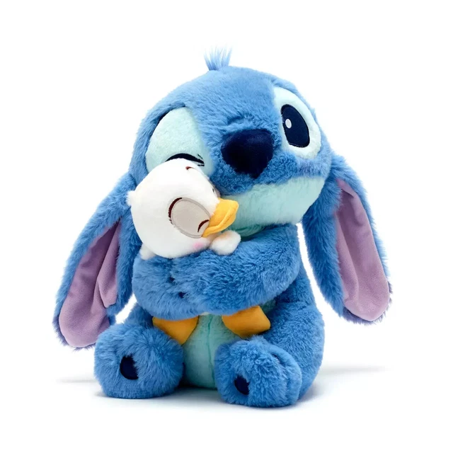 DISNEY STORE JAPAN Stitch and Duckling Medium Soft Toy, Lilo & Stitch ...