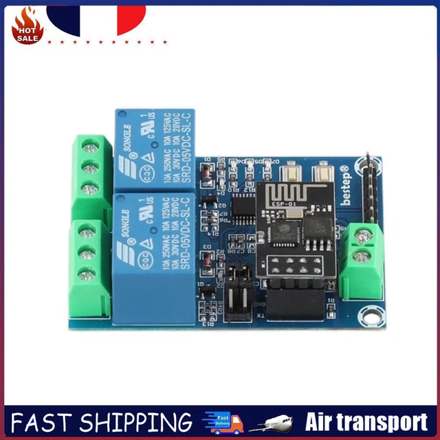 # WIFI RELAY Module 5V/12V ESP8266 WiFi Control Relay Board for Arduino ...