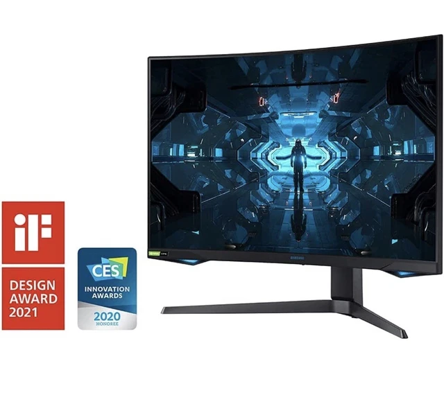 SAMSUNG ODYSSEY G7 75T 32" QLED Curved Gaming Monitor - Black - 2K ...