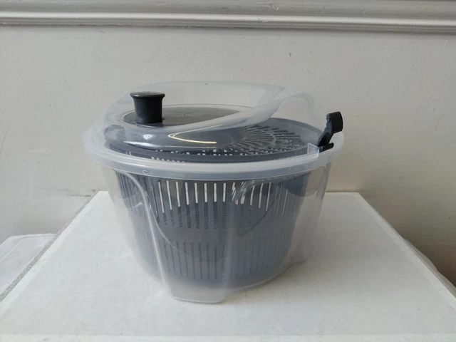 CHEF AID CLEAR Plastic Salad Spinner & Vegetable £11.99 - PicClick UK