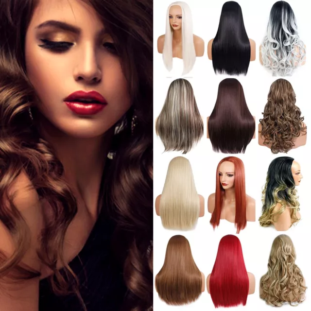 LADIES 3/4 WIG Half Fall Clip In Hair Piece 3 Styles / 50 Shades £17.99 ...