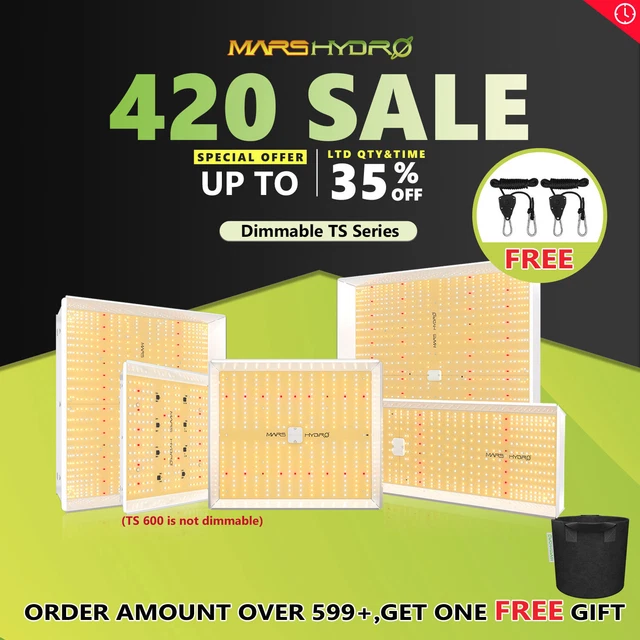 MARS HYDRO LED Grow Light TS 600 1000 2000 3000 lampade per piante a ...