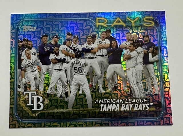 CARTE D'ÉQUIPE 2024 Topps Series 1 Tampa Bay Rays #211 feuille de ...