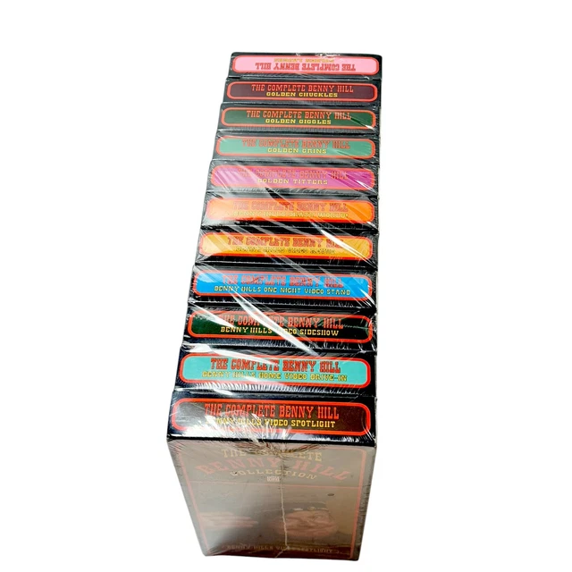 BENNY HILL COMPLETE Collection VHS New Sealed 11 Tape Set Time Life New ...