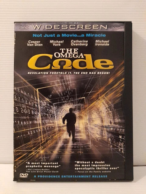 THE OMEGA CODE DVD Region 4 SNAP CASE Casper Van Dien Michael York OOP ...