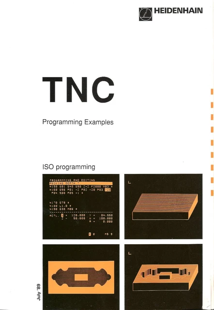 RARO HEIDENHAIN TNC Programmazione CNC Esempio Programmi ISO Tutorial ...