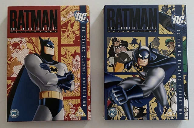 BATMAN THE ANIMATED Series Volumes 1-2 DC Comics Collection 8 Discs UK ...