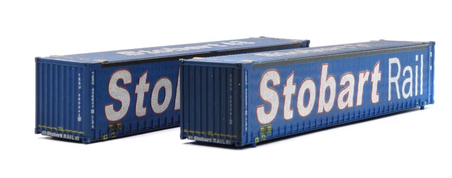 DAPOL 45FT CURTAINSIDE Container Pack (2) Tesco Weathered N Gauge £18. ...