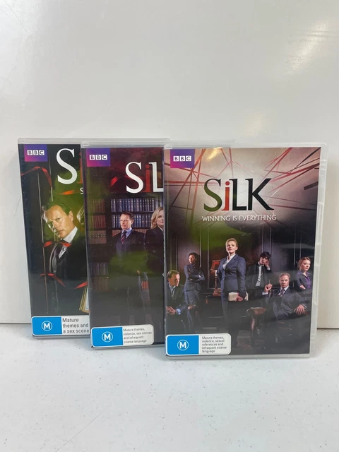 SILK: THE COMPLETE Series 1 - 3 DVD Bundle Set - Region 4 Aus VGC $14. ...