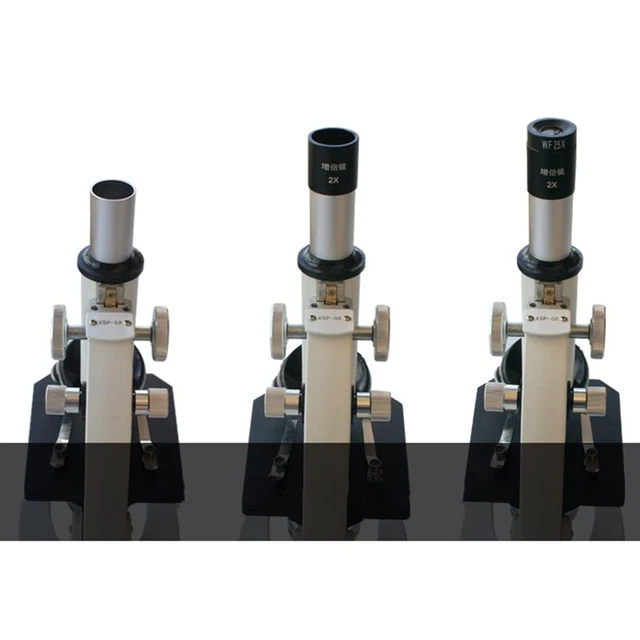 MICROSCOPE 2X BARLOW Lens for 23.2mm Mount Port Metal Fully Multi ...