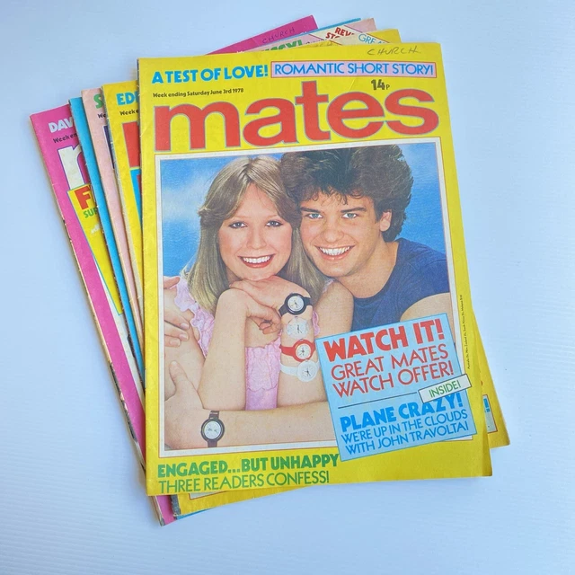 MATES MAGAZINE 1970S, Bulk 5 vintage teen mags 1978 - Scott Baio, David ...