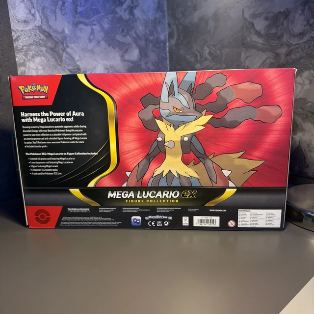 POKEMON TCG: MEGA Lucario ex Figure Collection - Sealed £44.38 ...