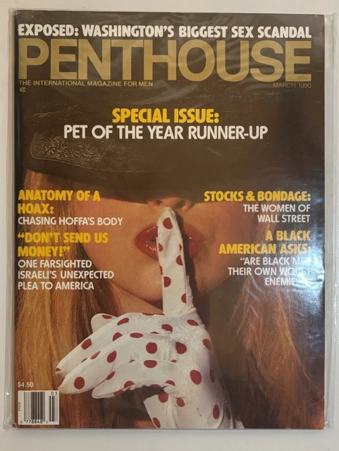 PENTHOUSE MAGAZINE MARCH 1990 Vintage Adult Collectors Issue £15.29 - PicClick UK